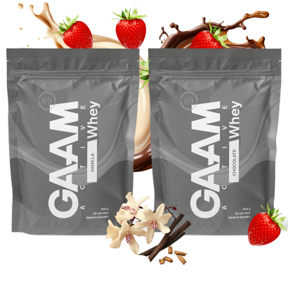 Köp 2 x GAAM Active Whey Proteinpulver 900 g | Snabb leverans ...
