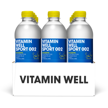 Köp 12 x Vitamin Well Sport 500 ml 002 - Lemon Lime (sockerfri ...