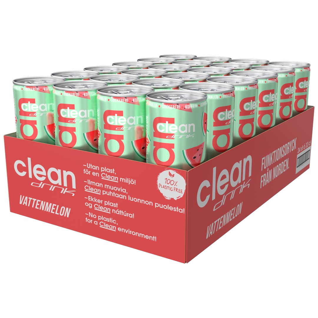 Energidryck från Clean Drink | Runnersgear.se