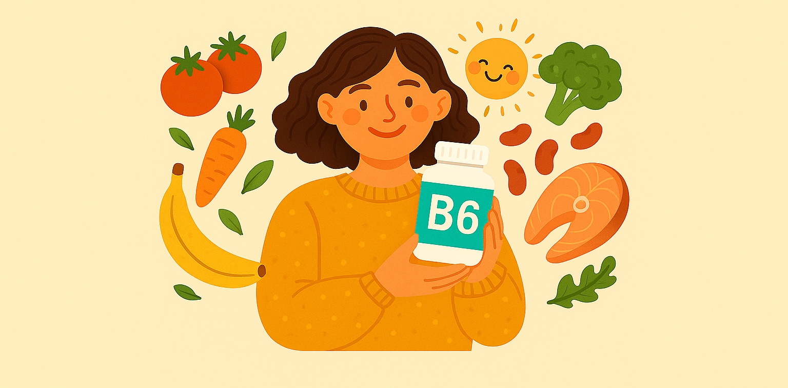 Vad är vitamin B6 och vad är det bra för | Proteinbolaget